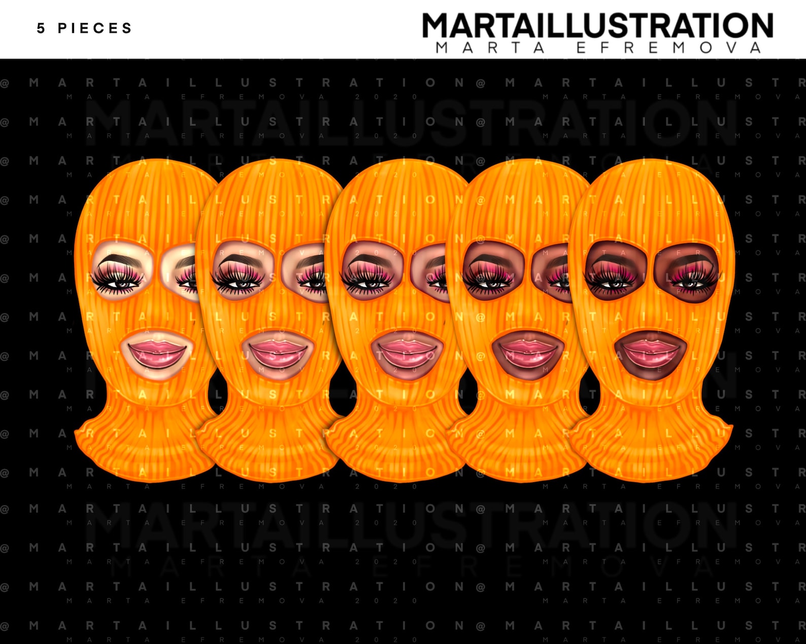 SKI MASK CLIPART Ski Mask Png Pink Ski Mask Clipart Ski - Etsy