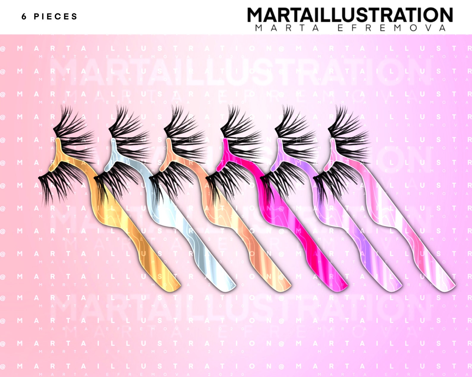 LASH CLIPART, Lash Tool Clipart, Glam Clipart, Lash Tool Png, Salon ...