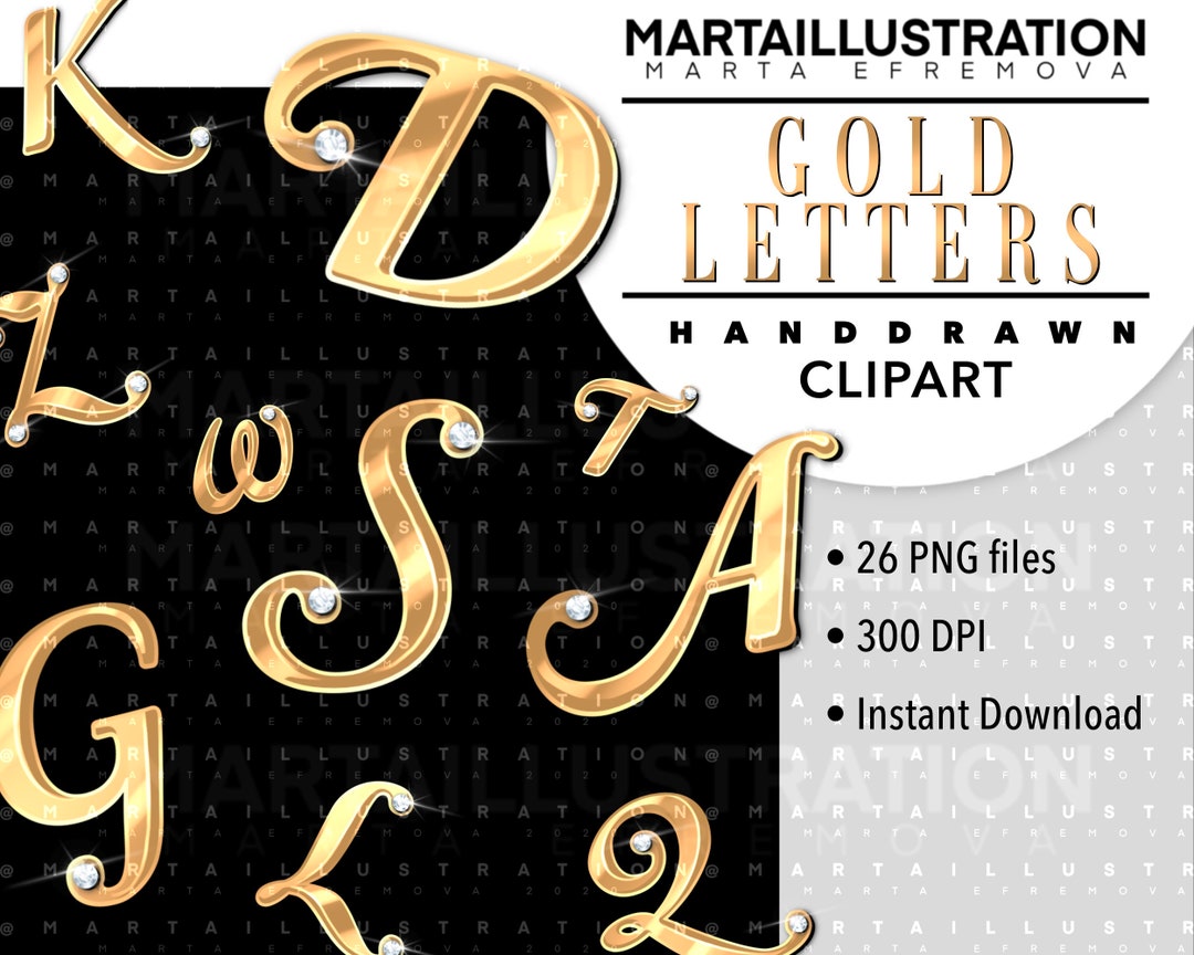 DIAMOND LETTERS, GOLD Alphabet, Diamond Text, Diy Logo, Diy Letters ...
