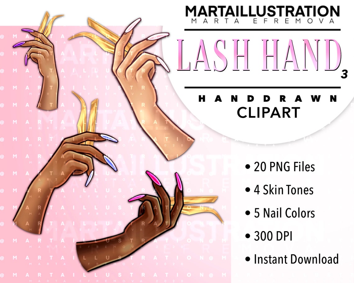 LASH CLIPART Lash Tool Clipart Hand Clipart Lash Tool Png - Etsy