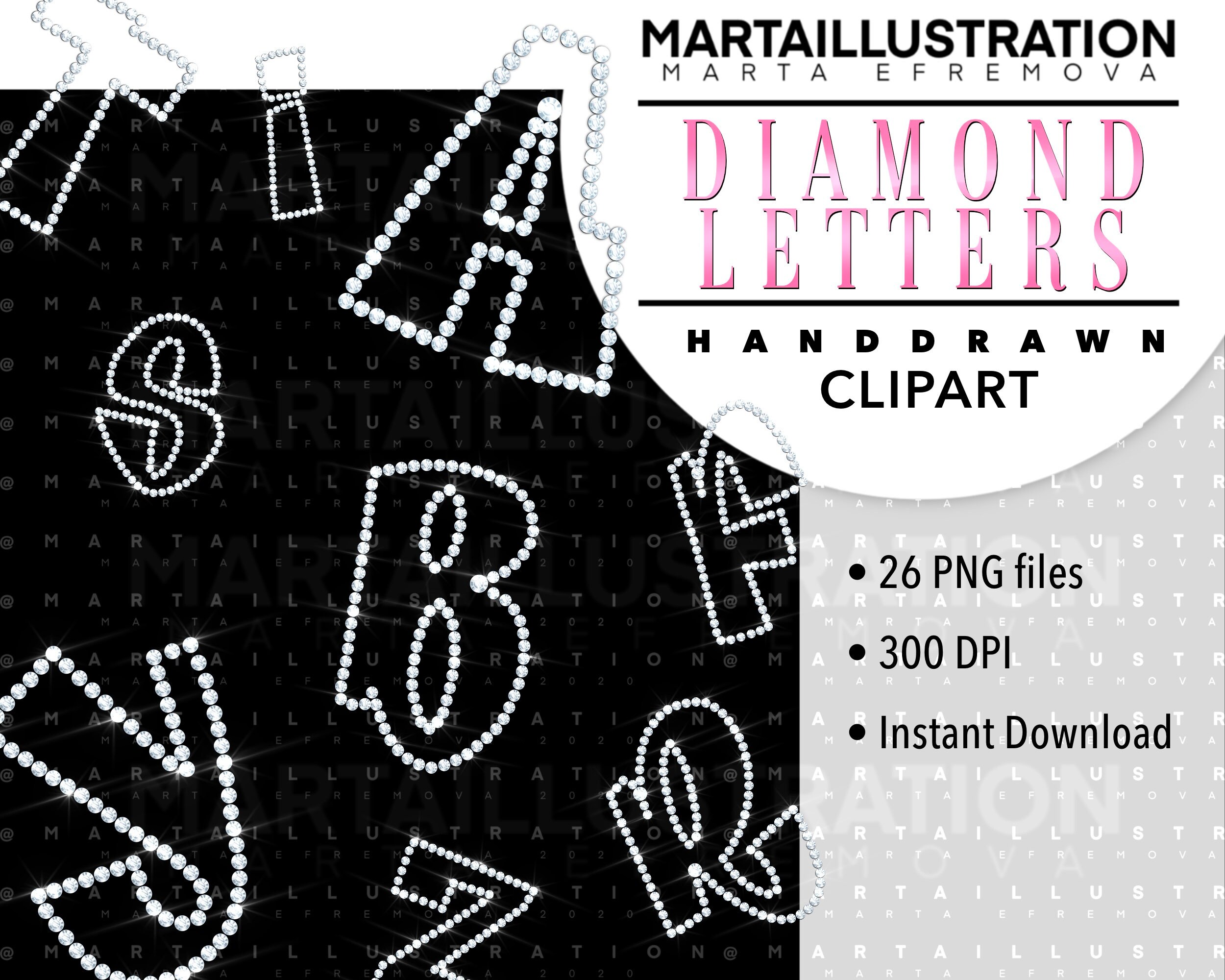 Glam DIAMOND LETTERS Diamond Alphabet Diy Logo Diy Letters - Etsy