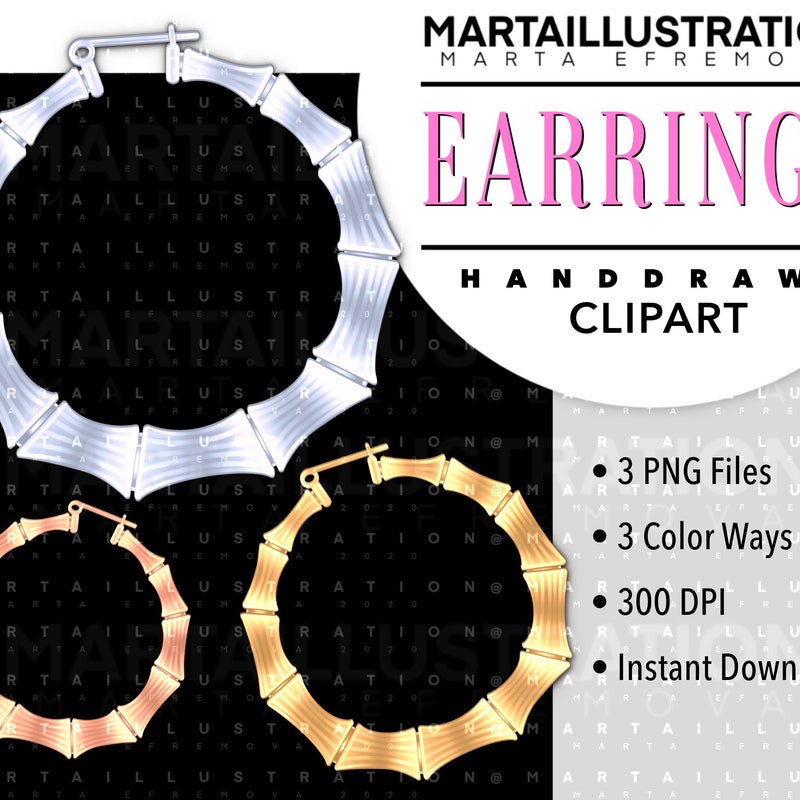 Bamboo Earrings - Etsy
