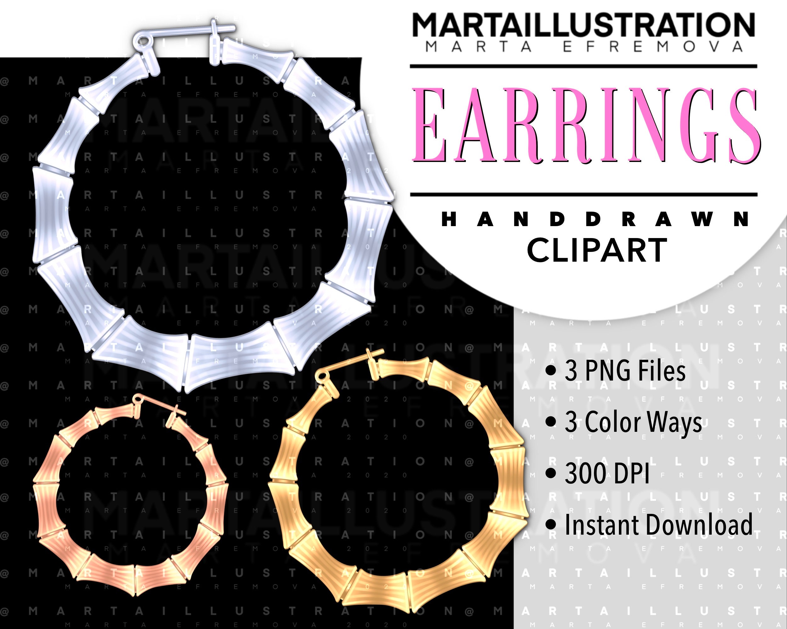 Hoop Earring Clip Art