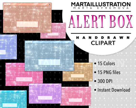 DIAMOND Alert Box CLIPART Diamond Popular Winder Png Glam | Etsy