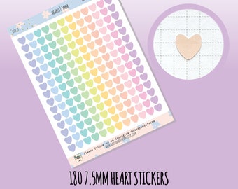 Rainbow hearts | Etsy