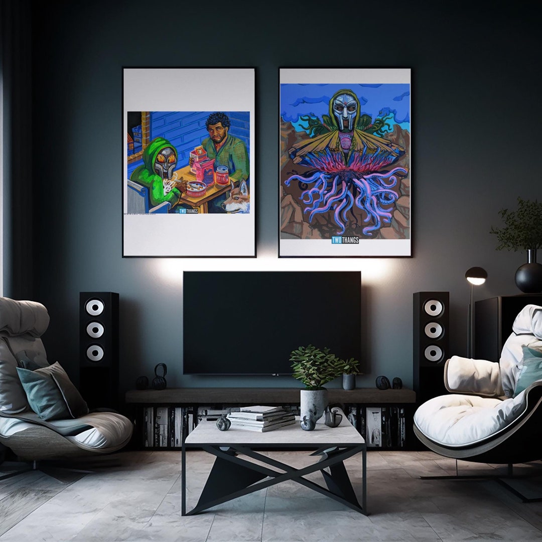 MF DOOM X Magic the Gathering & Wheel of Time Art Prints Unique Pop Culture Mashups for Music ...