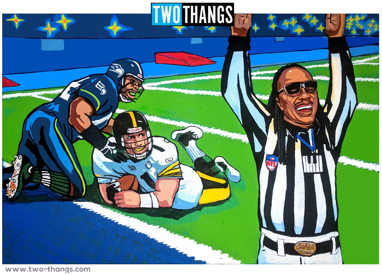 Seahawks Jersey Cartoon