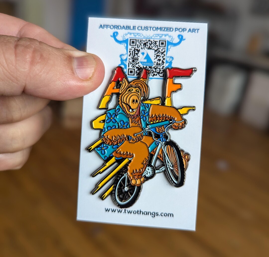 Alf BMX Bike Hard Enamel Pin, 80s Retro Punk Jewelry - Etsy Australia