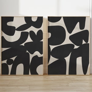 Black Abstract Art Print Black Abstract Art Printable Art - Etsy