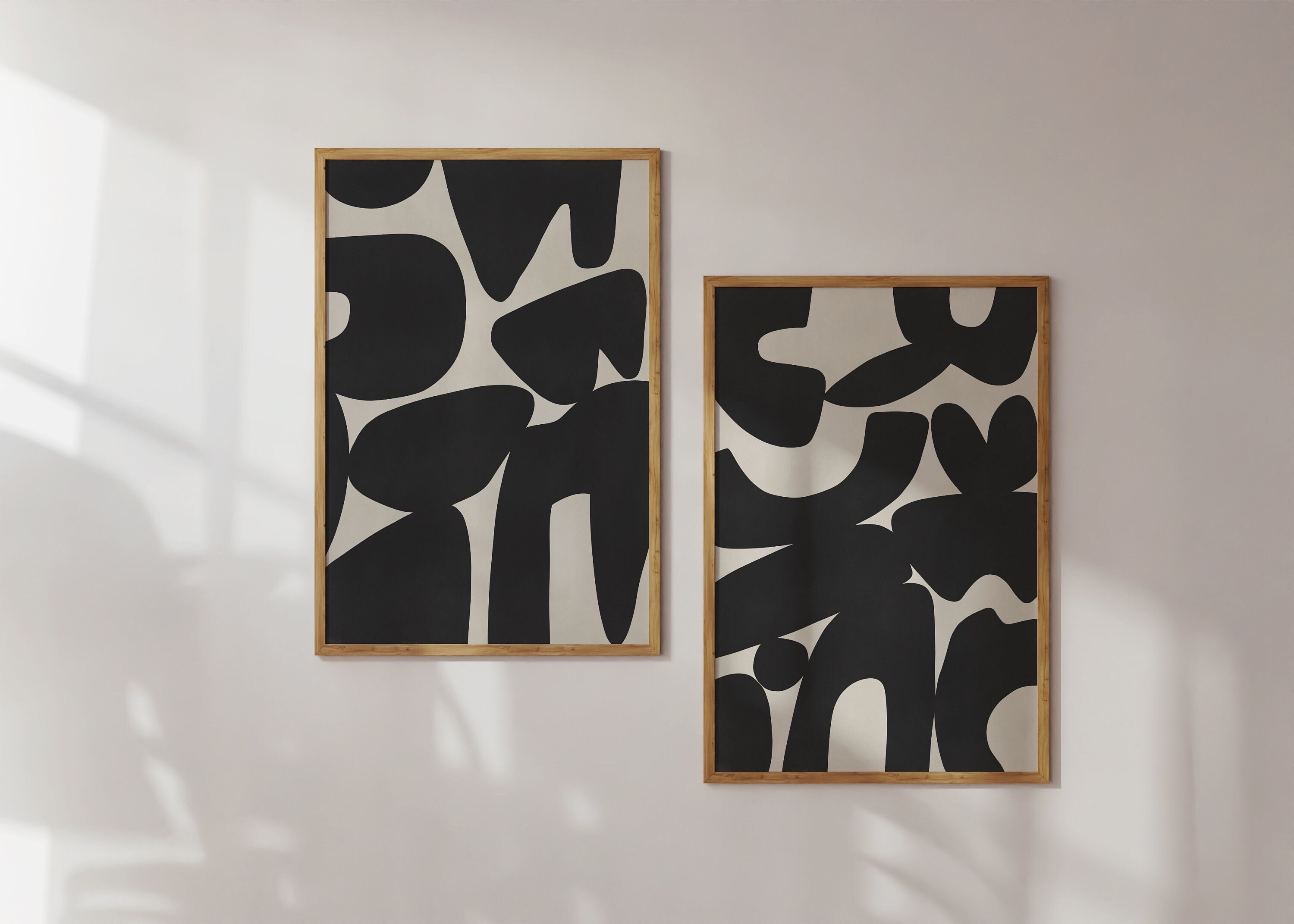 Black Abstract Art Print Black Abstract Art Printable Art - Etsy