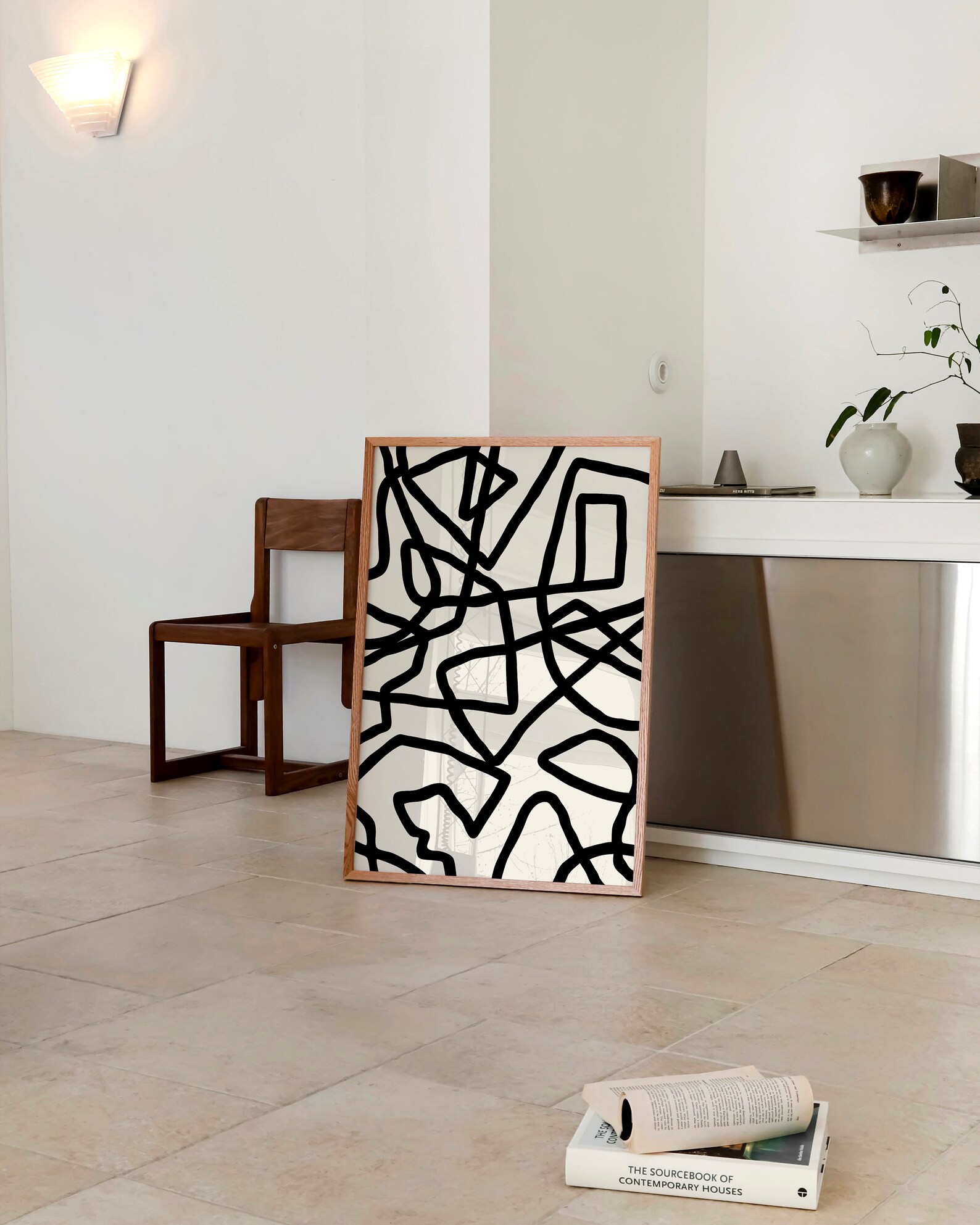Black Abstract Art Print, Black Abstract Art, Printable Art, Gallery ...