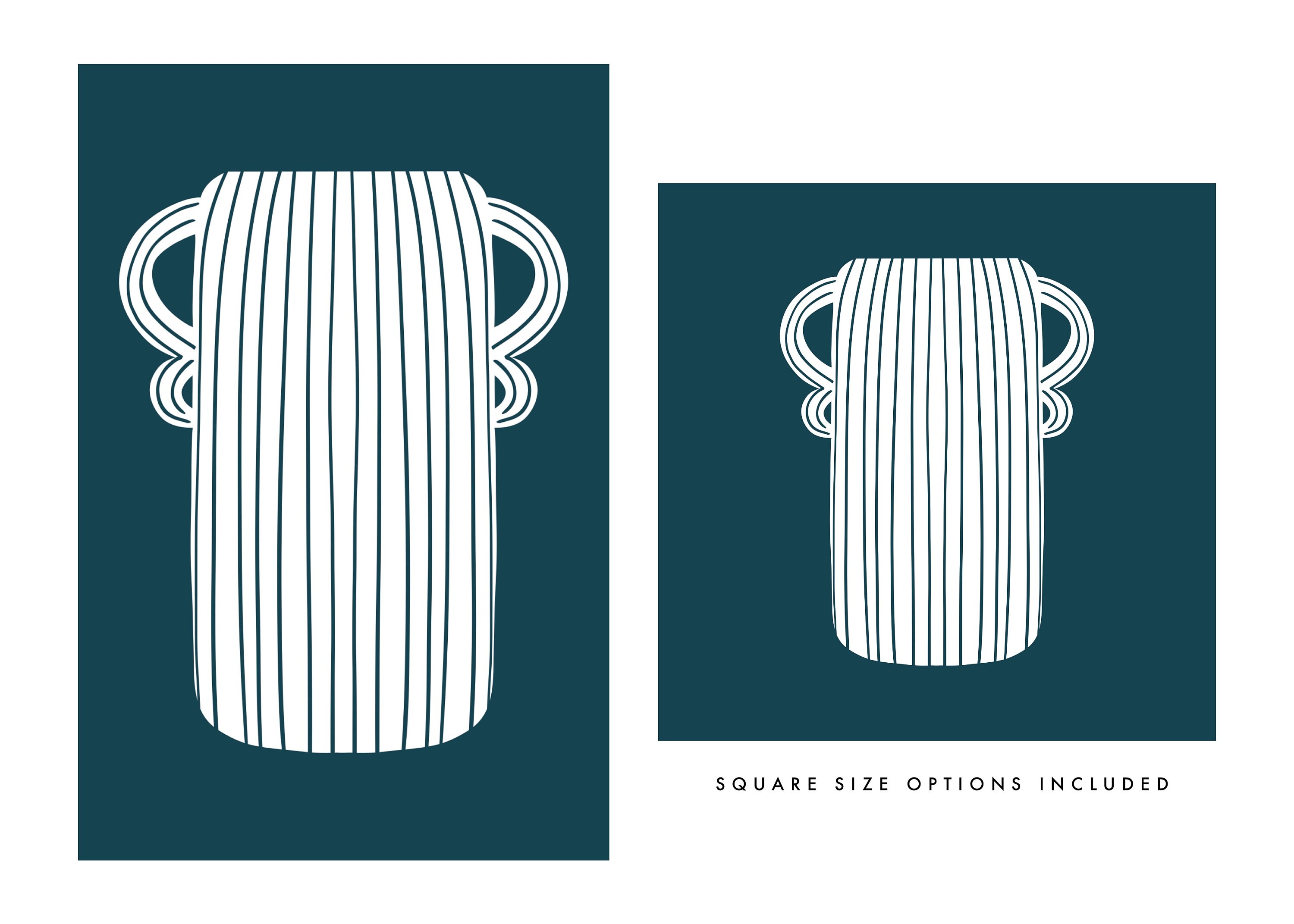 Vase Print Flower Print Flower Pot Abstract Art Boho Print - Etsy