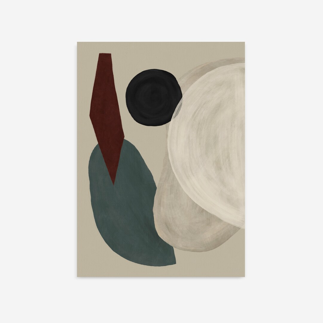 Contemporary Abstract Art Print, Muted Abstract Art, Printable Art ...