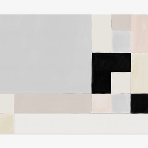 Neutral Abstract Art Print, Horizontal Abstract Art, Printable Art ...