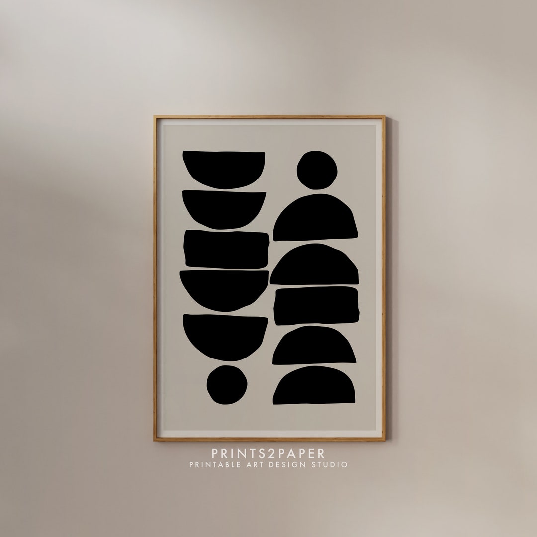 Abstract Shape Print, Geometric Abstract Art, Printable Art, Gallery ...