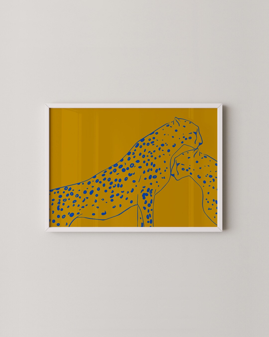 Printable Cheetah Wall Art for Kids | Bold Animal Print | Playful ...