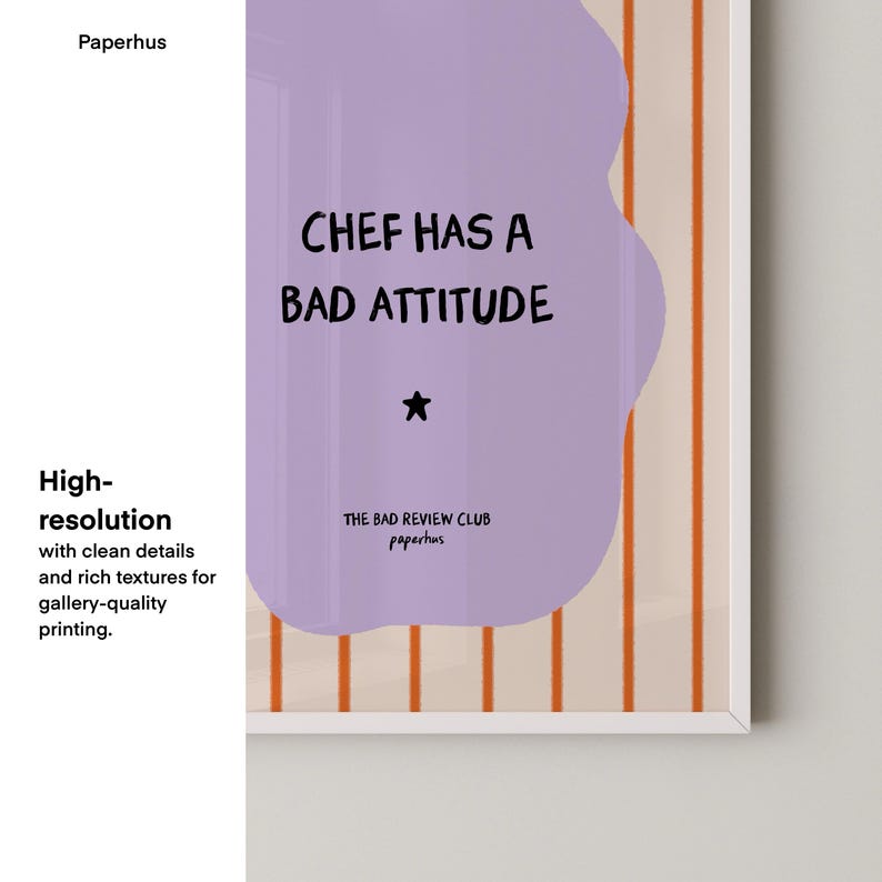 The Bad Review Club | Handmade Posters | Kitchen & Dining | Funny ...
