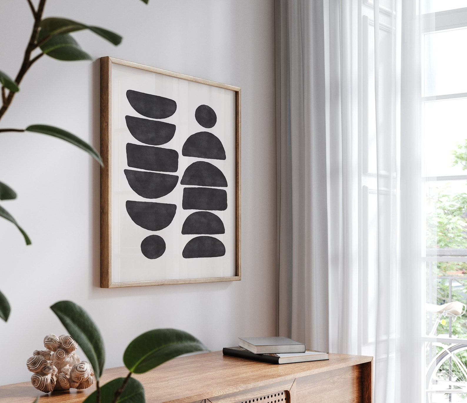 Abstract Shape Print Geometric Abstract Art Printable Art - Etsy