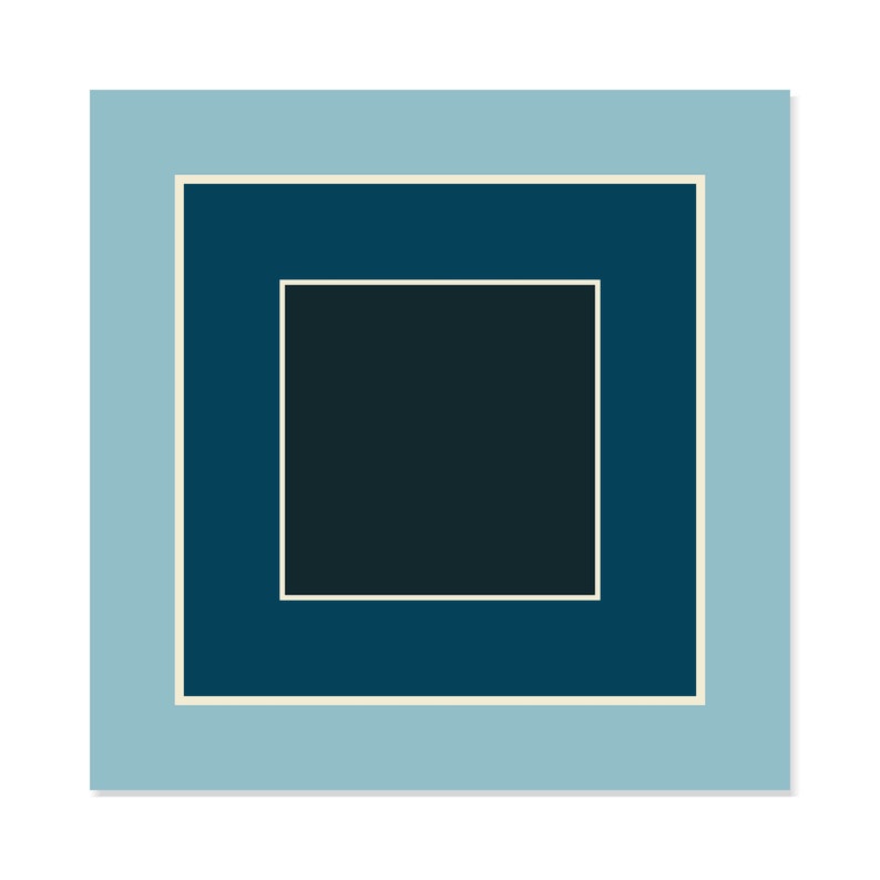 Square Printable Navy Blue Toned Art Printable Wall Art - Etsy