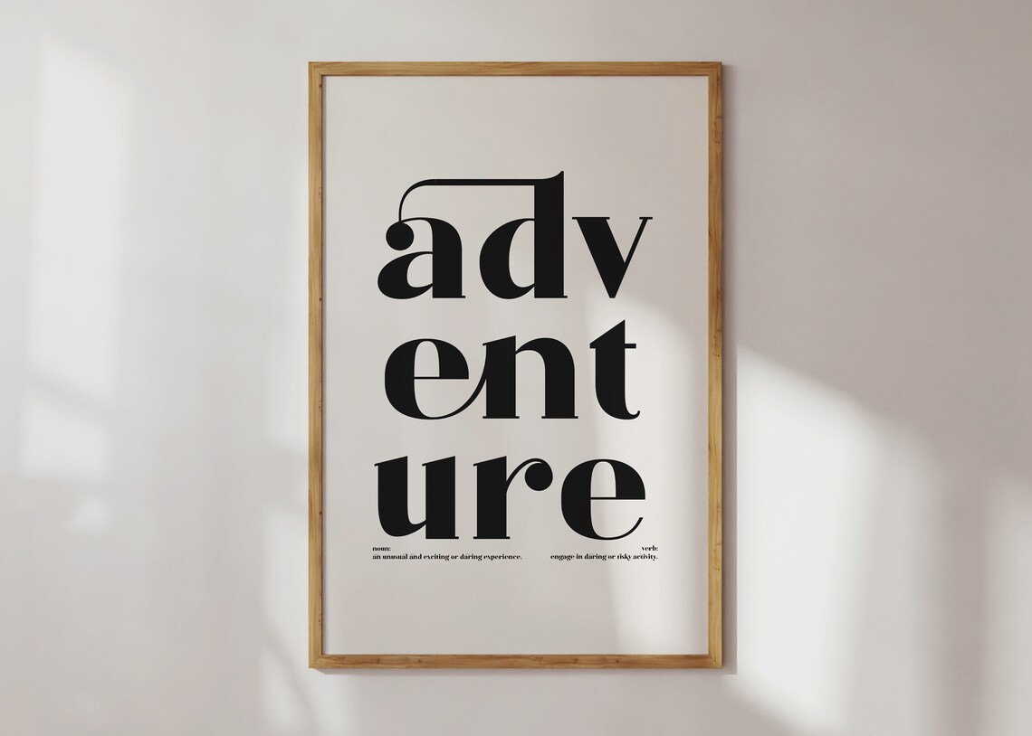 Adventure Print Adventure Poster Travel Prints Printable - Etsy