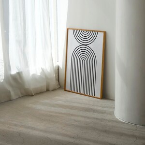 Geometric Rainbow Print, Abstract Art, Boho Print, Poster Print ...