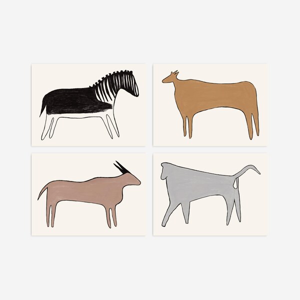 Minimalist Animal - Etsy