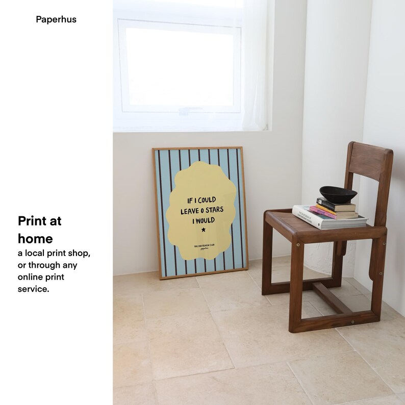 The Bad Review Club | Handmade Posters | Kitchen & Dining | Funny ...