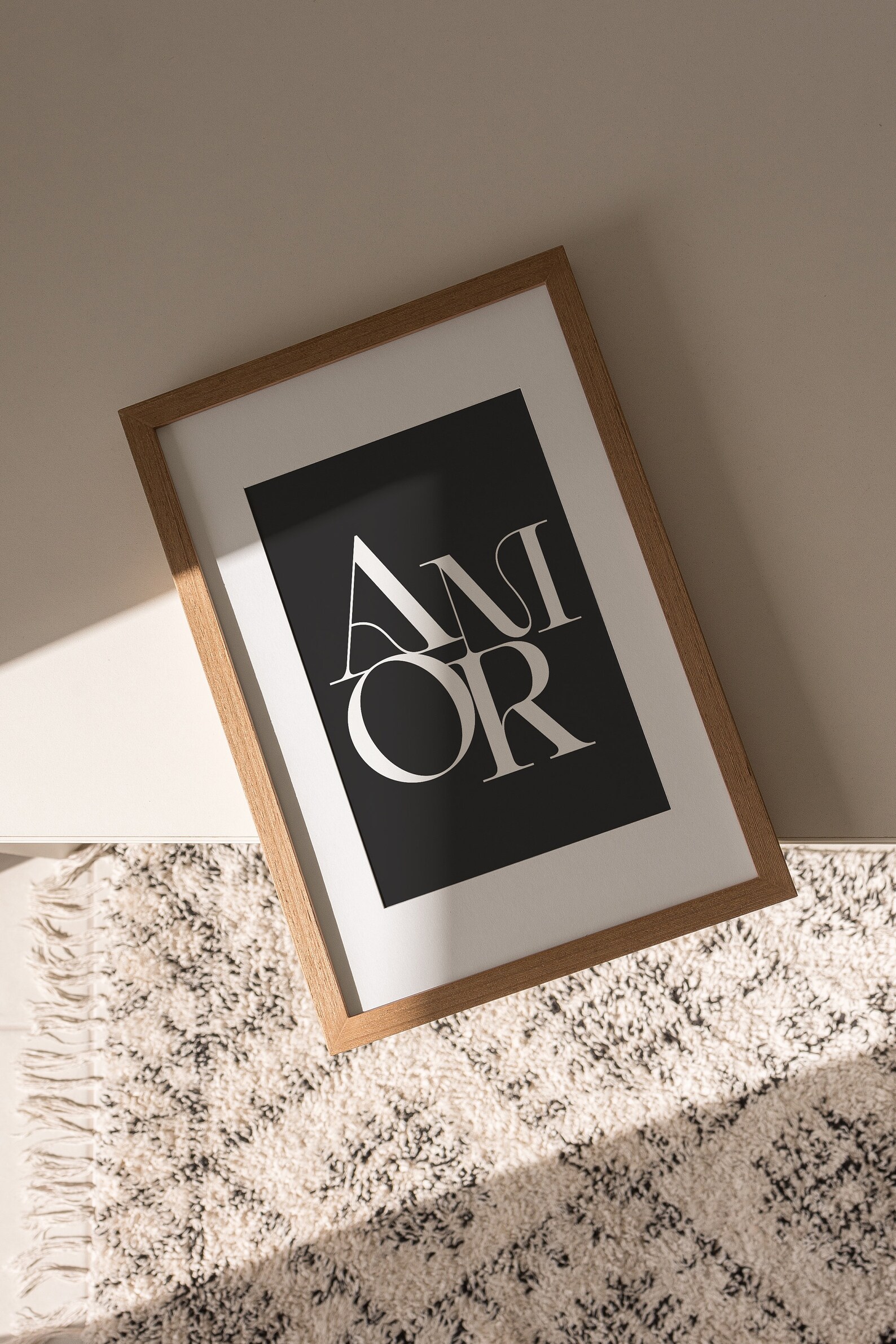 Amor Print Love Quote Typography Print Spanish Word Art - Etsy