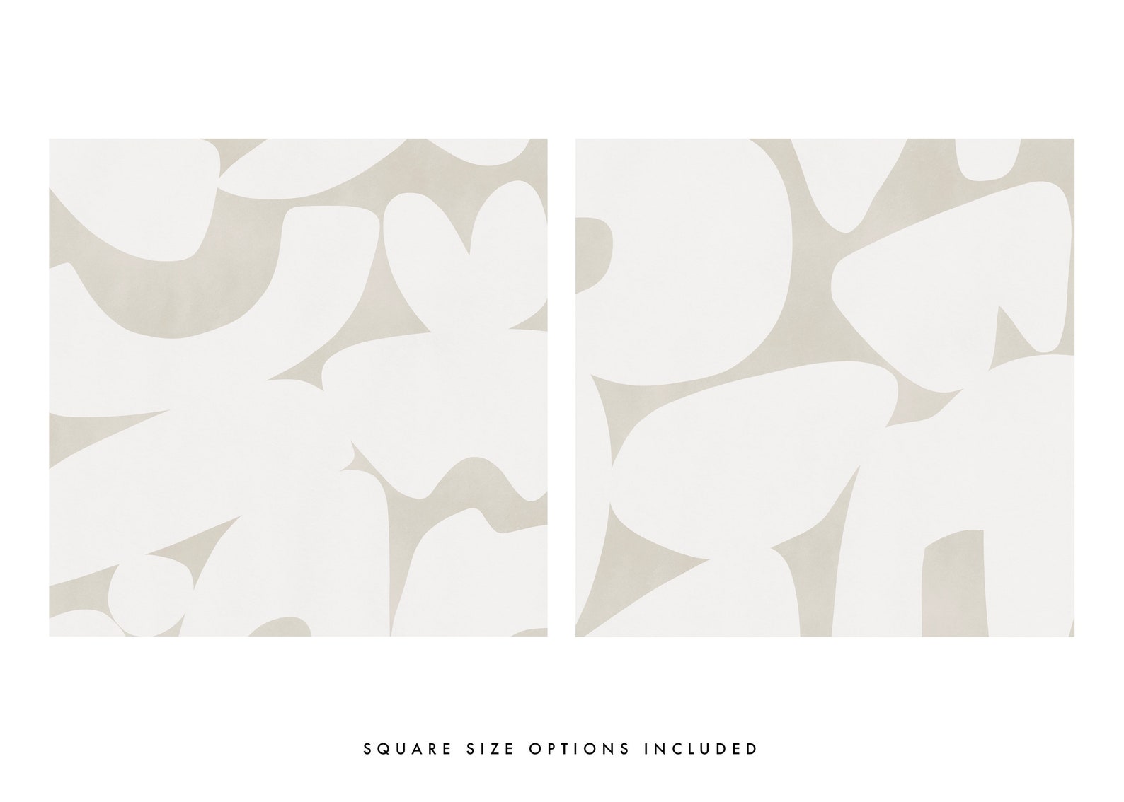 Neutral Abstract Art Print Neutral Gallery Wall Set - Etsy