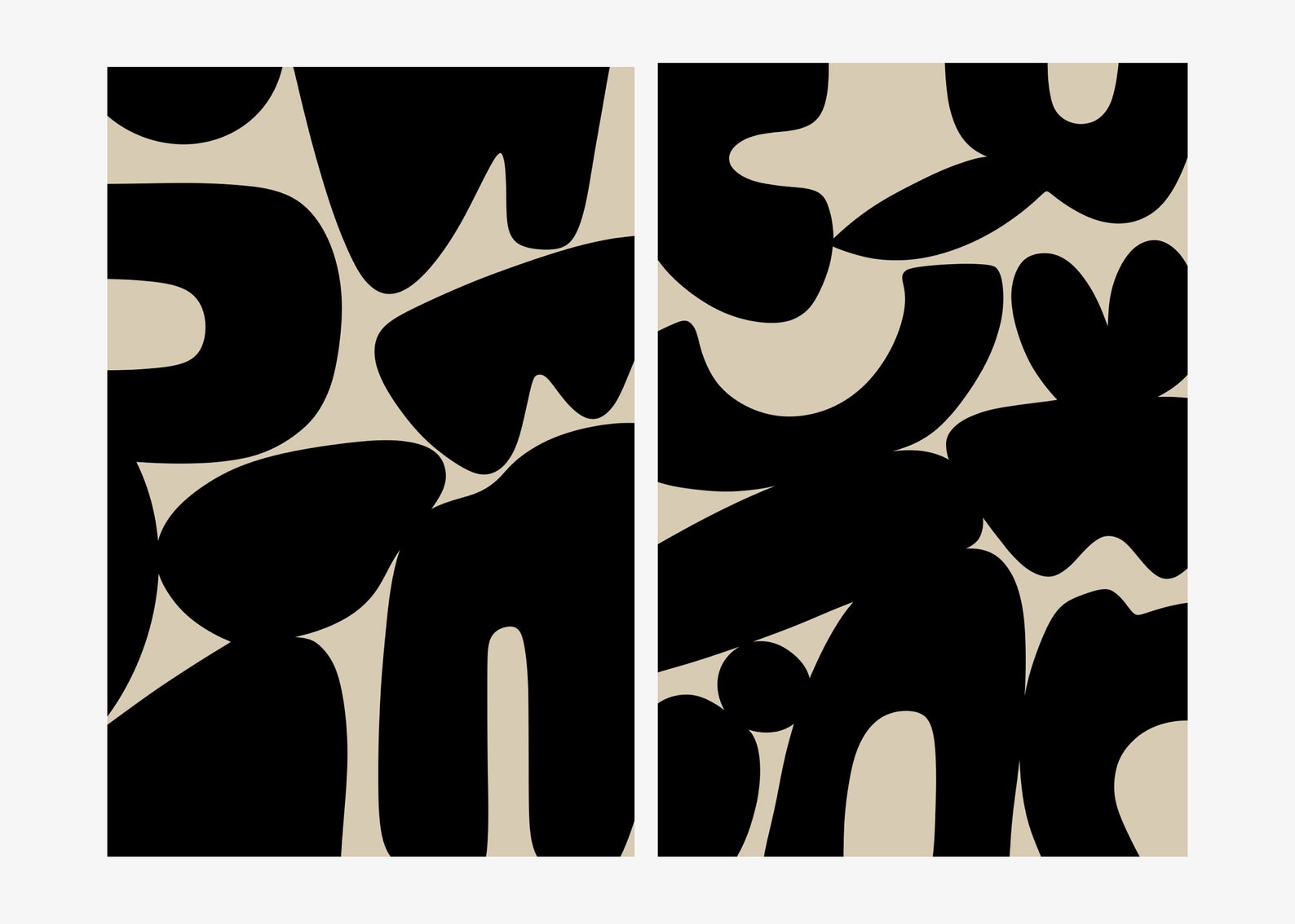 Black Abstract Art Print Black Abstract Art Printable Art - Etsy