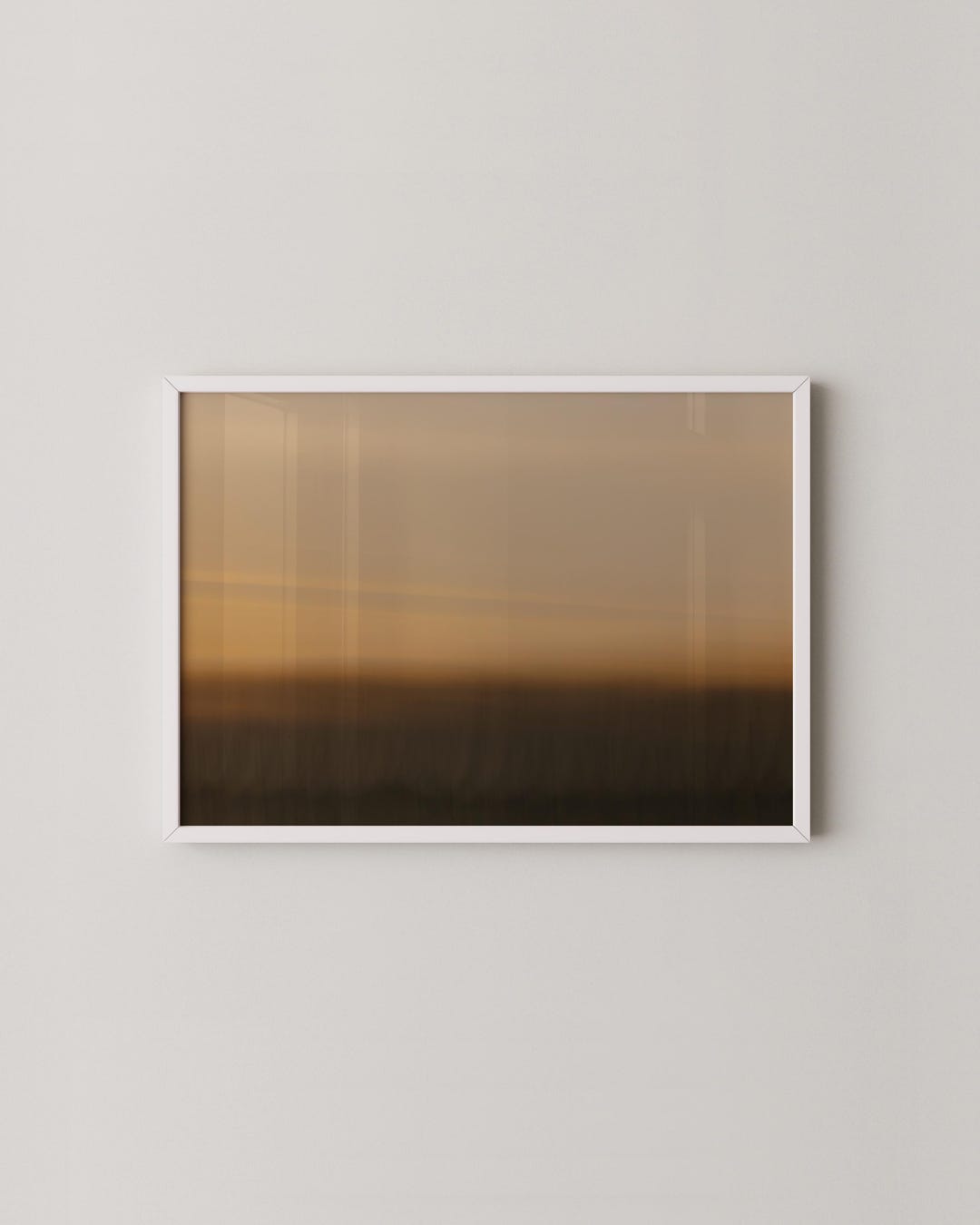 Abstract Sunset Gradient Printable Wall Art | Warm Golden Tones ...