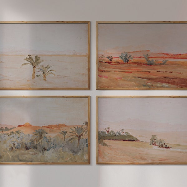 Vintage Desert Print - Etsy