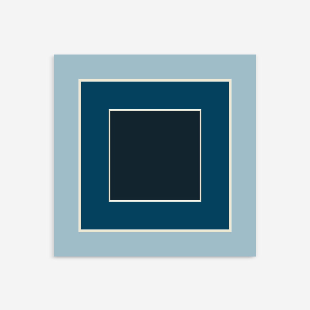 Square Printable, Navy Blue Toned Art, Printable Wall Art, Geometric ...