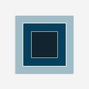 Square Printable, Navy Blue Toned Art, Printable Wall Art, Geometric ...