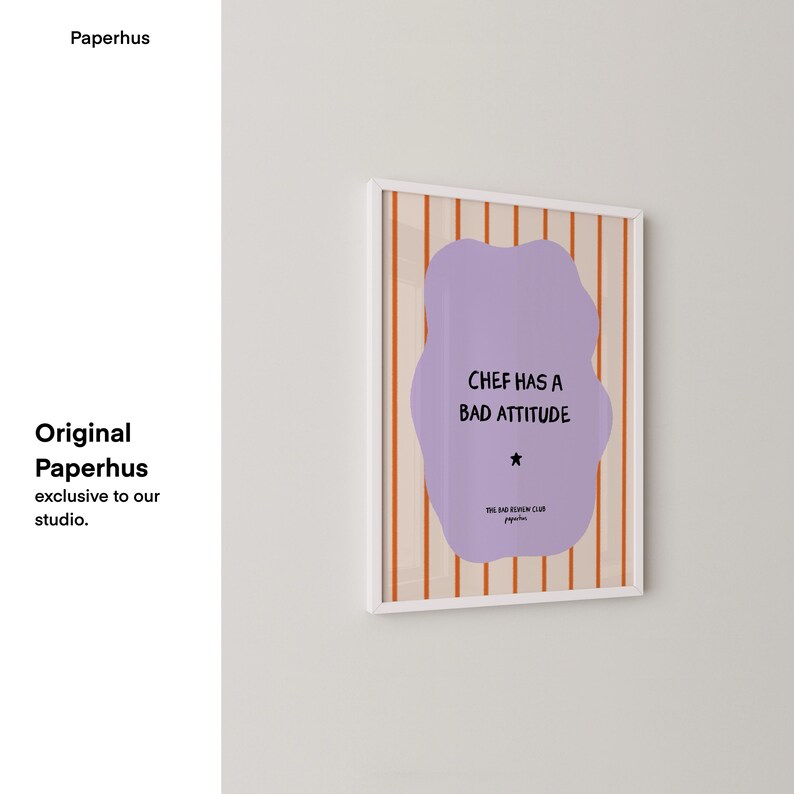 The Bad Review Club | Handmade Posters | Kitchen & Dining | Funny ...