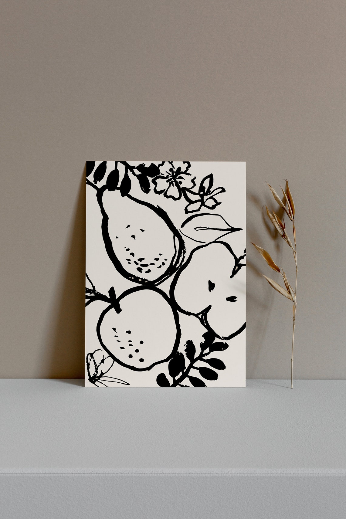 Fruit Print kitchen Print Fruit Wall Art Fruit Poster | Etsy