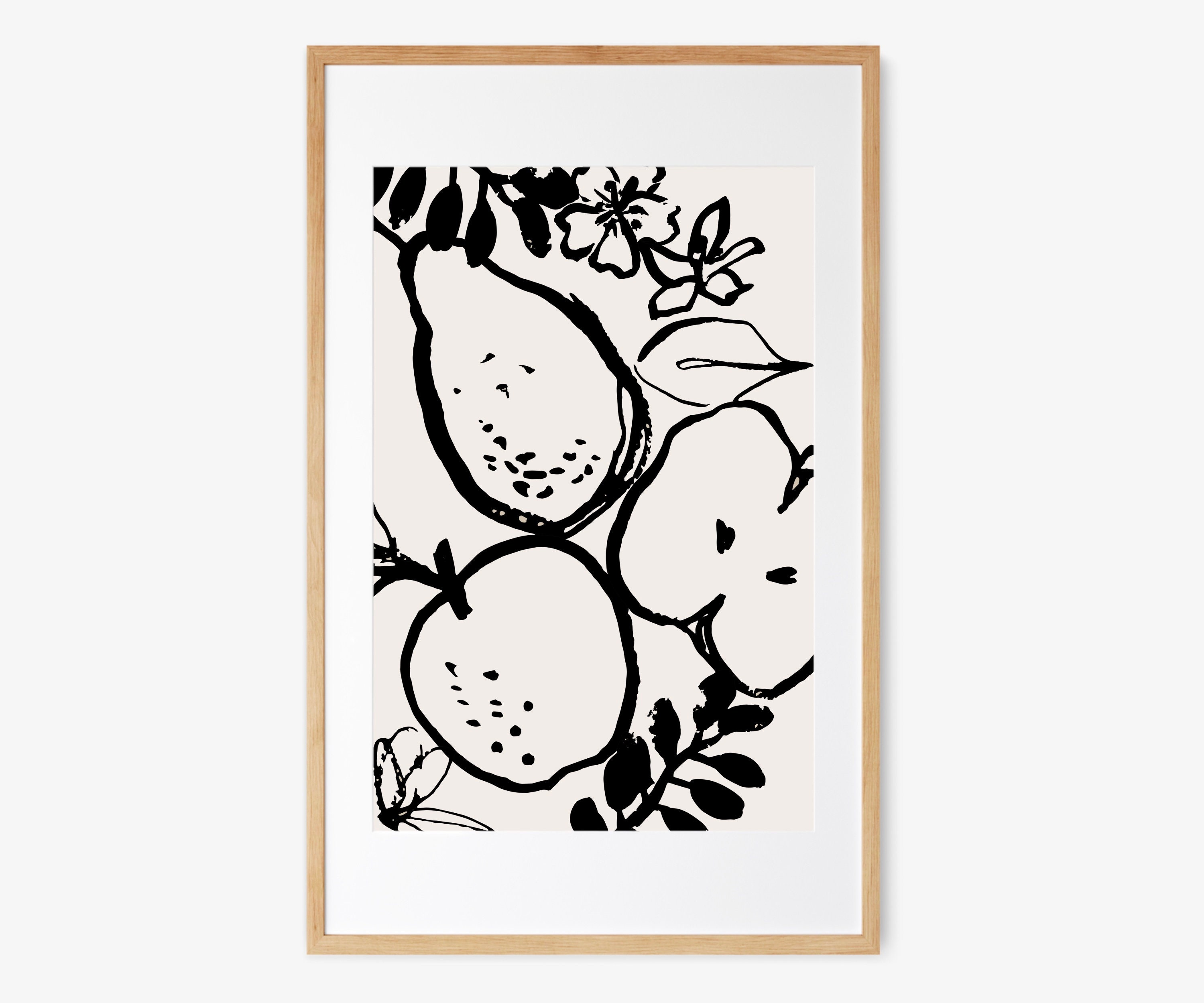 Fruit Print kitchen Print Fruit Wall Art Fruit Poster | Etsy