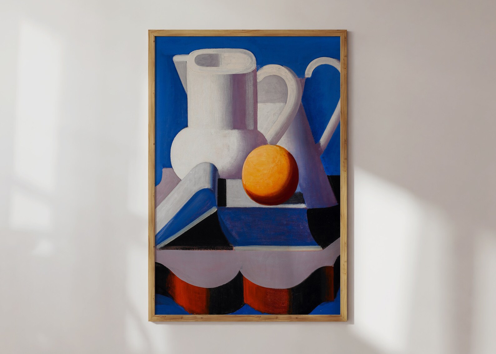 Still Life Print Blue Abstract Art Contemporary Decor - Etsy