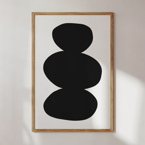 Black Abstract Print Black and White Abstract Art Printable - Etsy