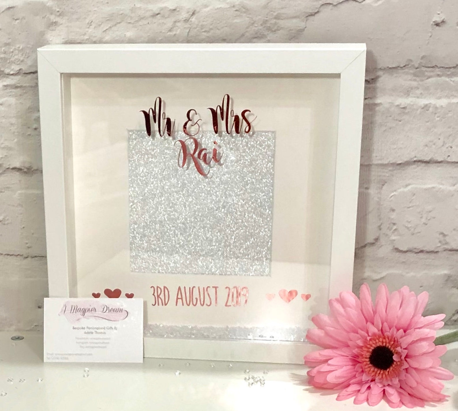 Personalised Wedding Photo Frame Wedding Gift - Etsy UK