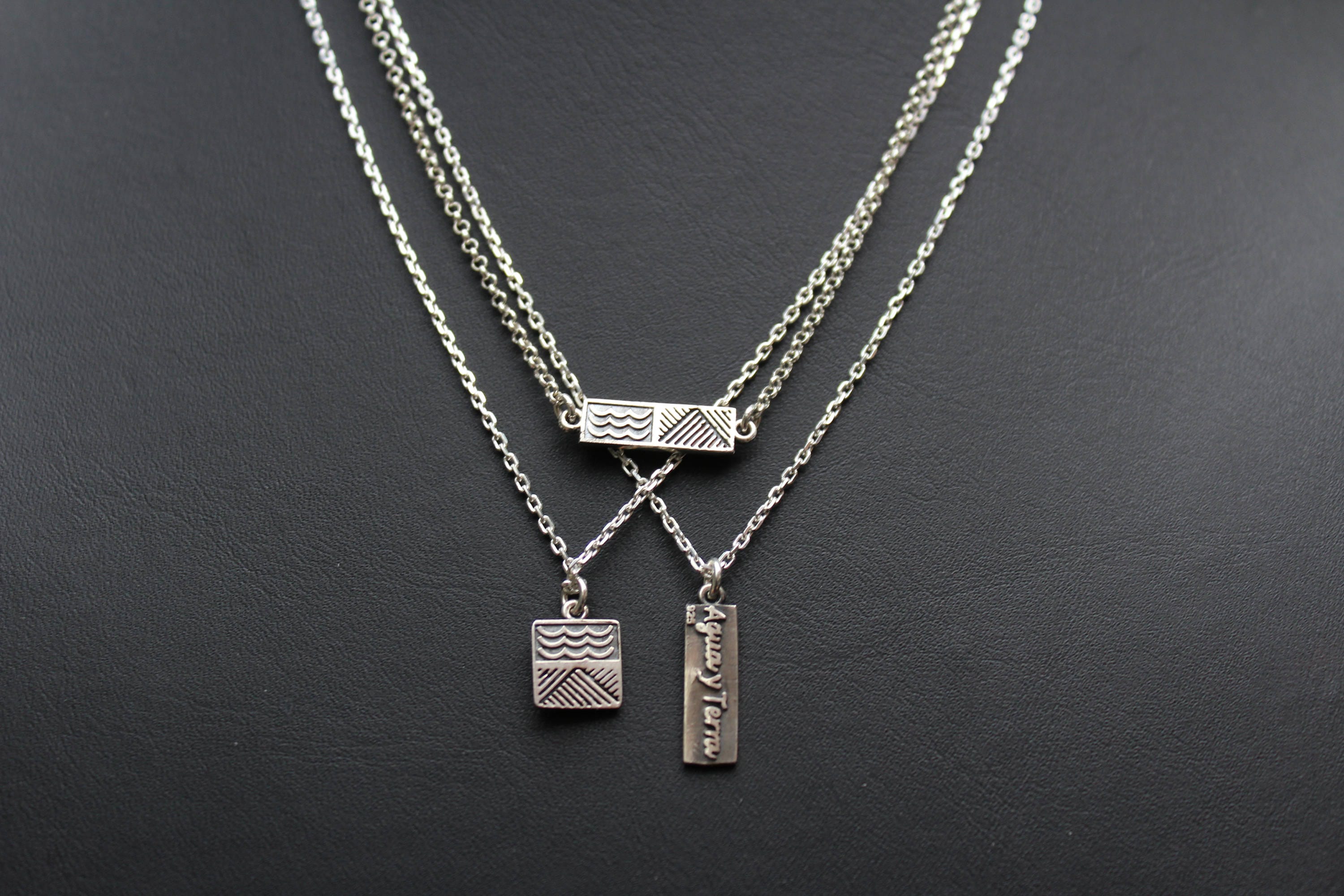 Silver Pendant Chain Silver Chain Pendant Silver Choker - Etsy