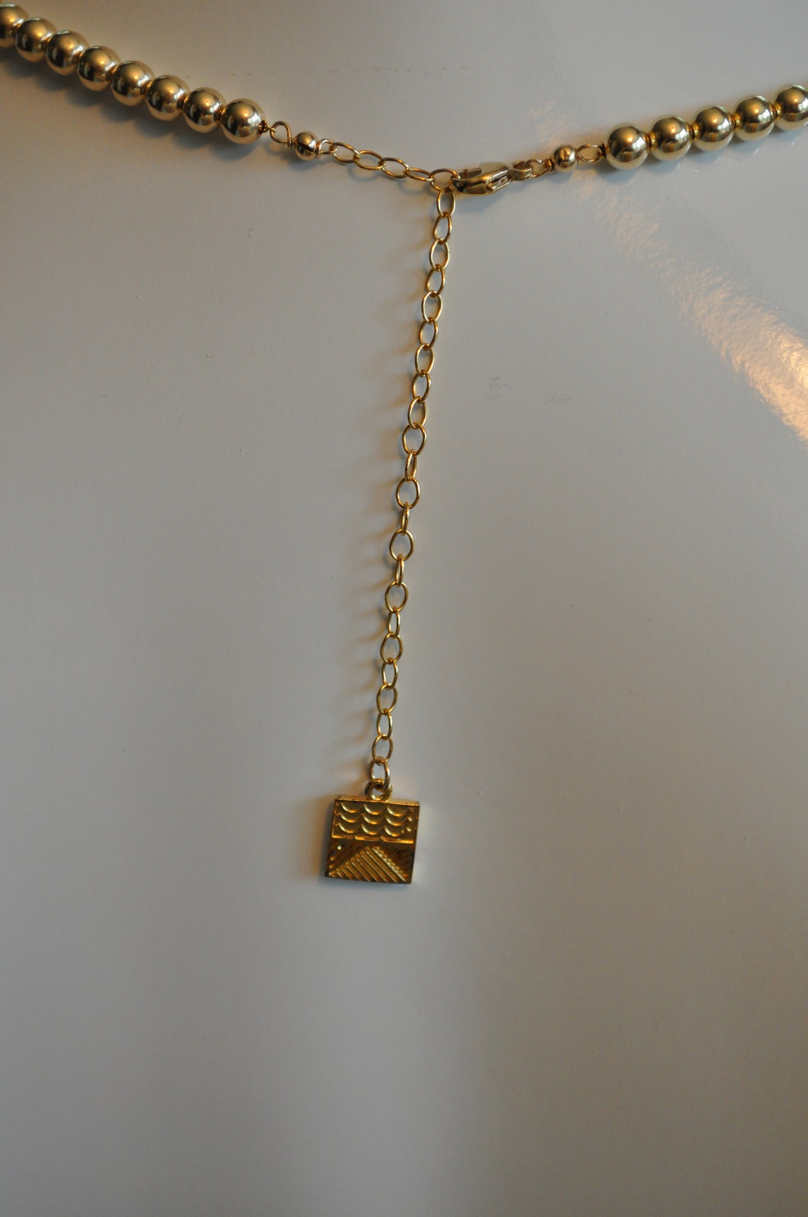 Gold Necklace, Gold Filled Necklace, 14k Gold Filled Bead Necklace ...