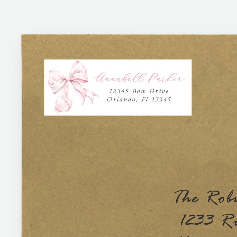 Elegant Shipping Labels - Etsy