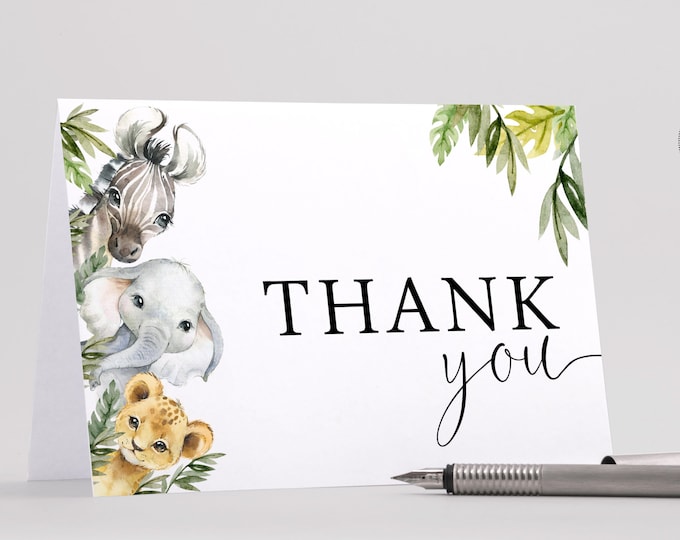 Prince Thank You Cards Little Prince Baby Shower Thank You Card Prince ...