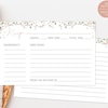 BBQ Recipe Cards Checkered Recipe Cards 2 Sided Recipe Cards Bridal ...