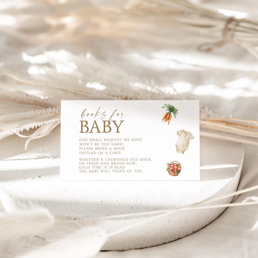 Locally Grown Book Request Insert, Farmers Market Books for Baby ...