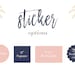 Matching Stickers | Favor Stickers | Digital or Printed | Matching ...