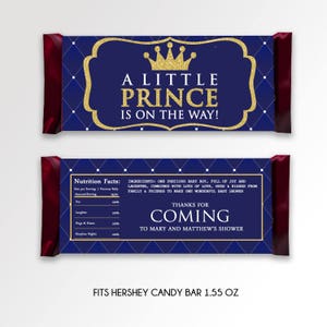 Little Prince Candy Bar Wrappers | Candy Wrappers | Printable Party ...