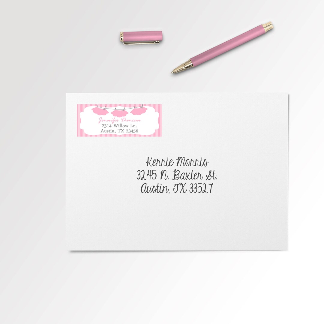 Tutu Cute Return Address Labels, Instant Editable Digital or Printed - Etsy