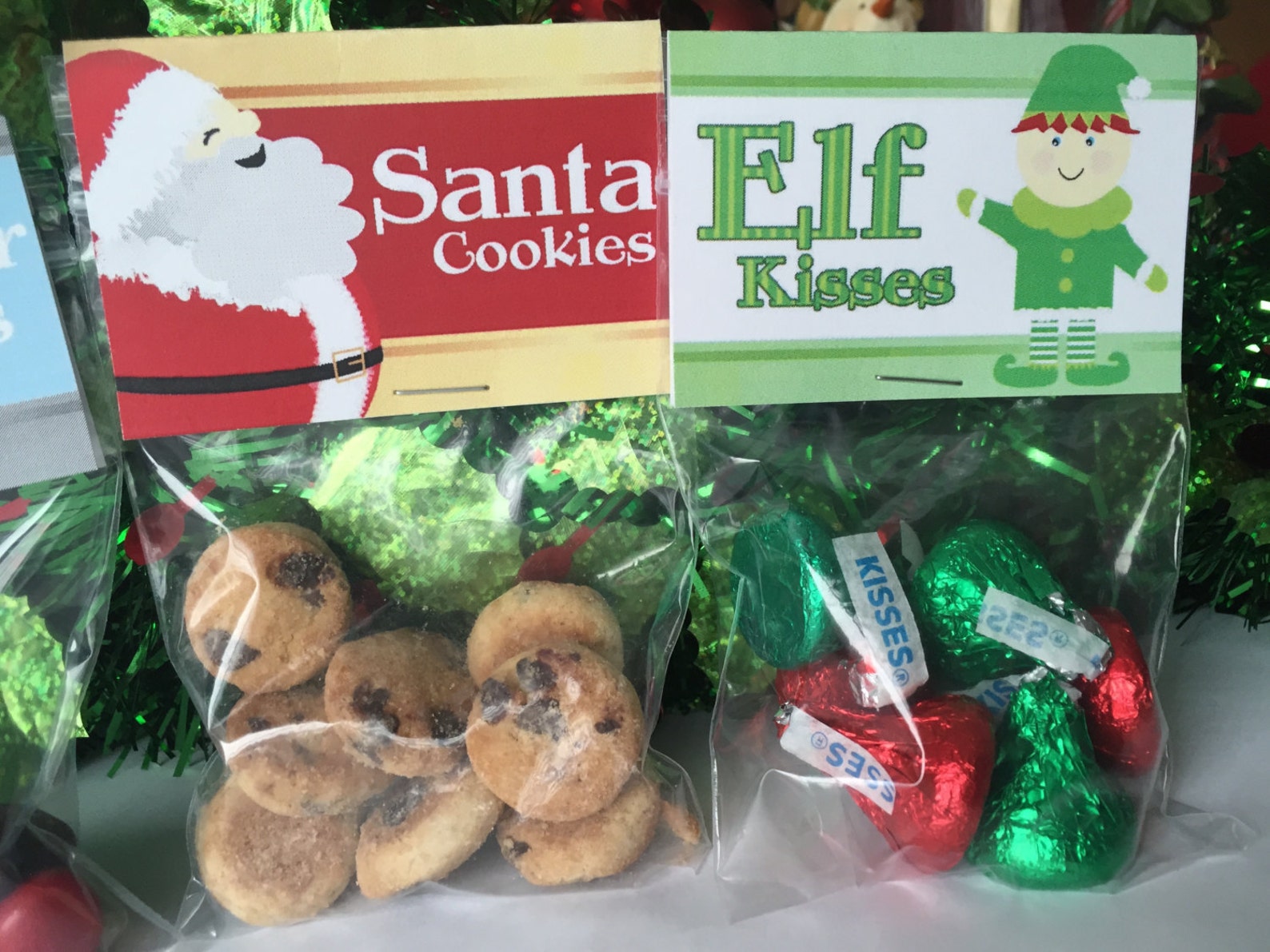 Christmas Treat Bag Topper Christmas Treat Bag Label - Etsy